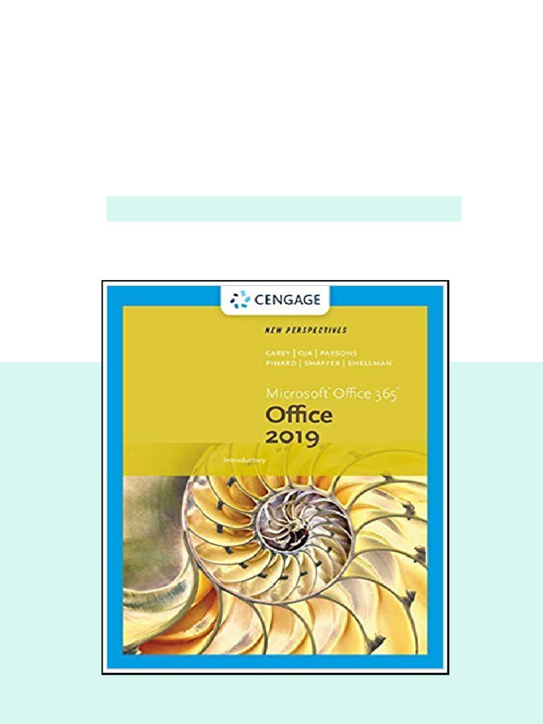(eBook PDF) New Perspectives Microsoft Office 365 & Office 2019 ...