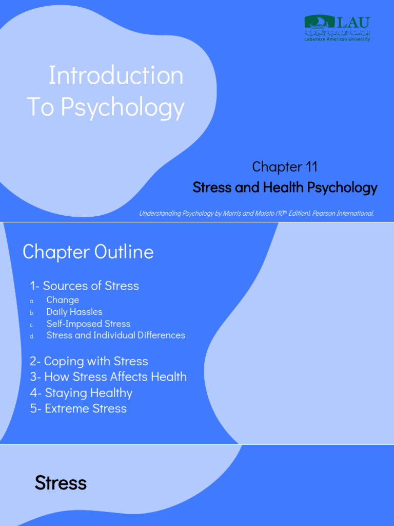 Chapter 11- Stress and Health Psychology 2 | PDF | Stress (Biology ...