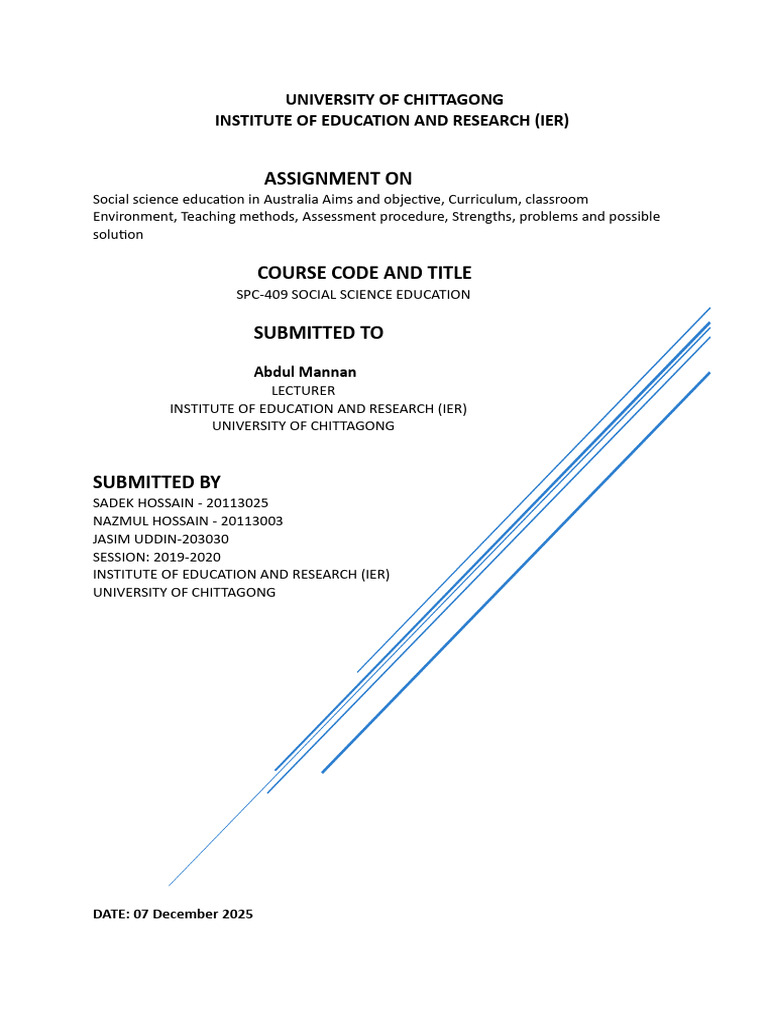 Assignment (Australia) . | PDF