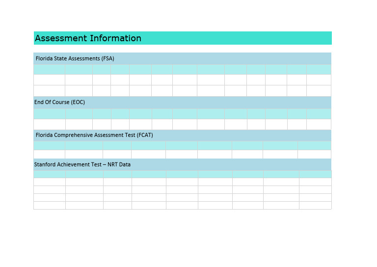 Assessment Data Report 4 | PDF