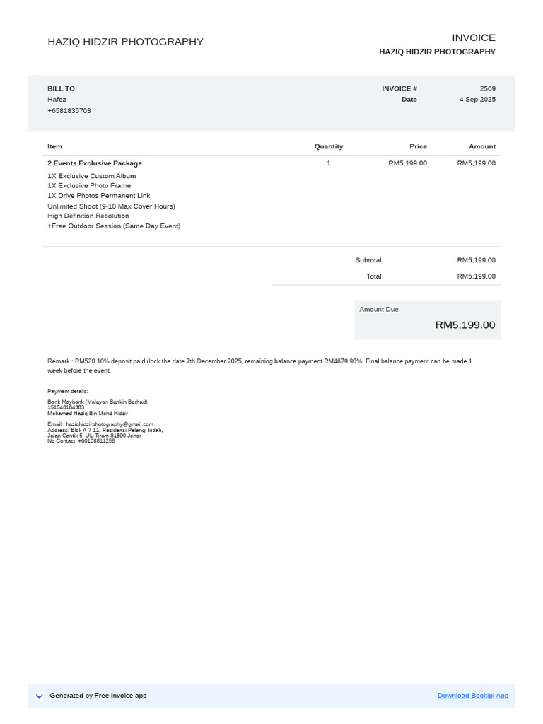 INVOICE#2569-1 | PDF