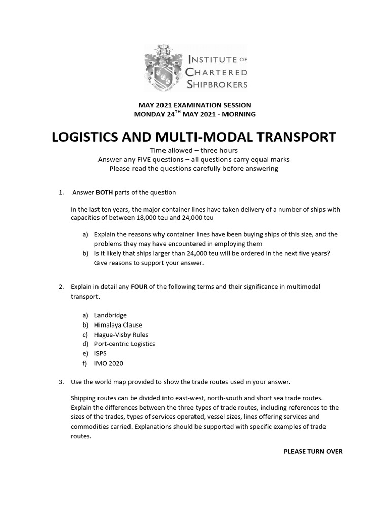 Lmt May 2021 | PDF | Transport | Freight Transport