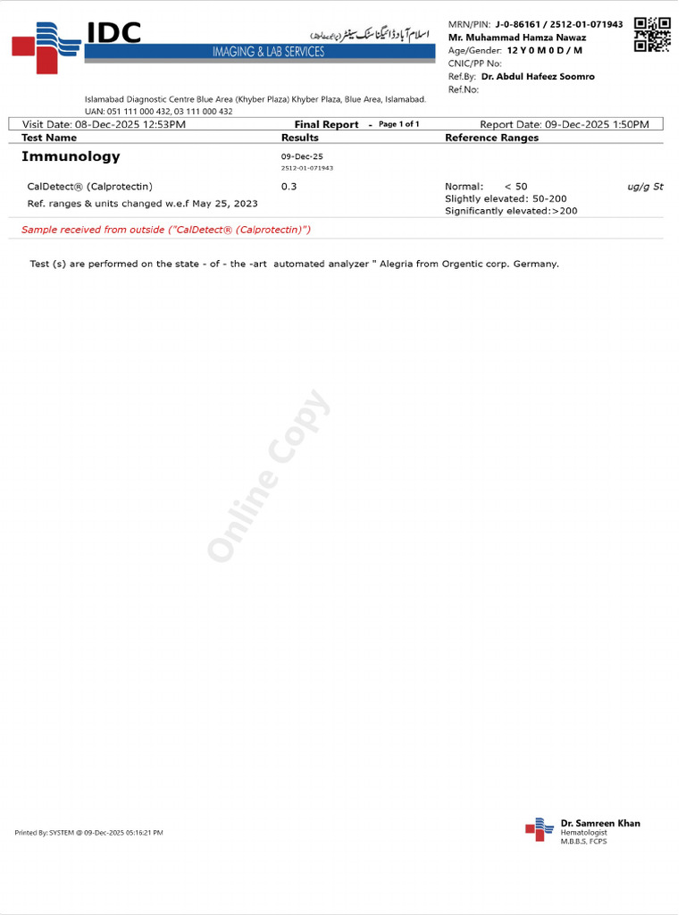 Patient Report PDF | PDF