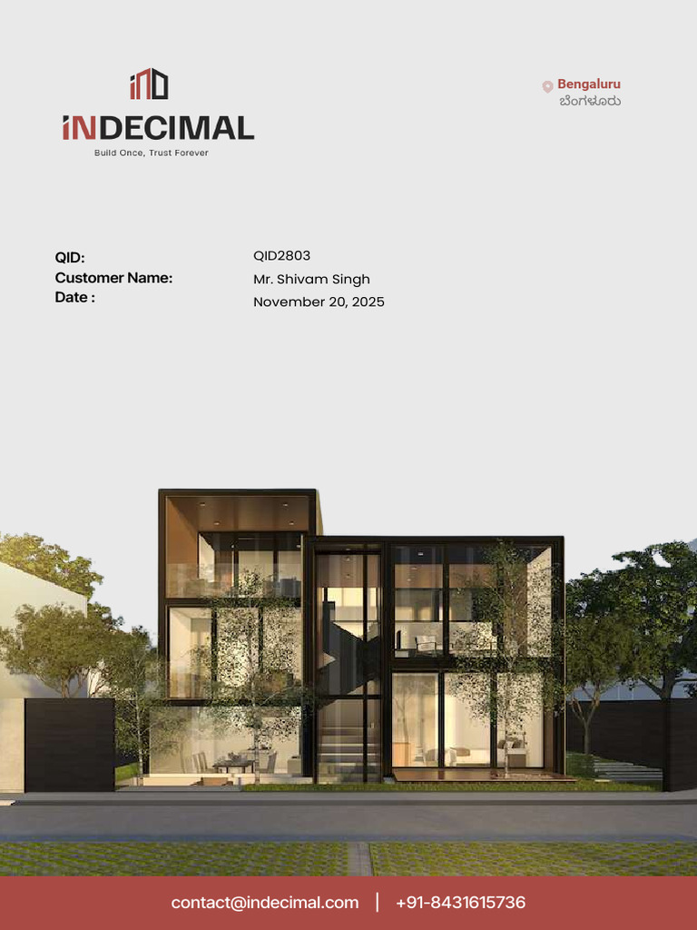 Quotation Mr Shivam Singh 2025-11-20 | PDF | Sink | Concrete