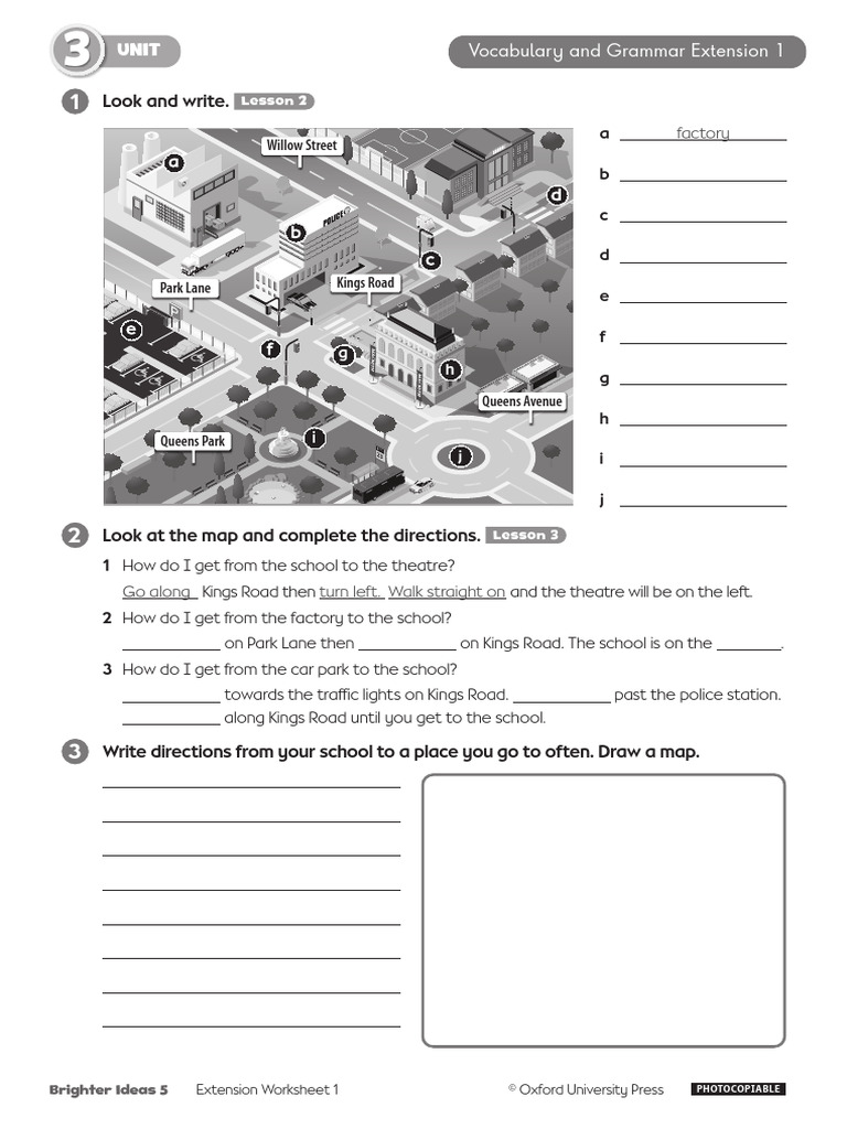 Directions and Vocabulary Exercises | PDF | Linguistics