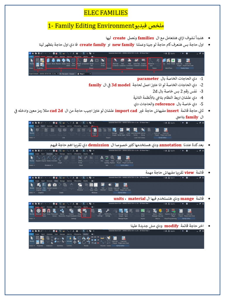 Electrical Revit Families | PDF