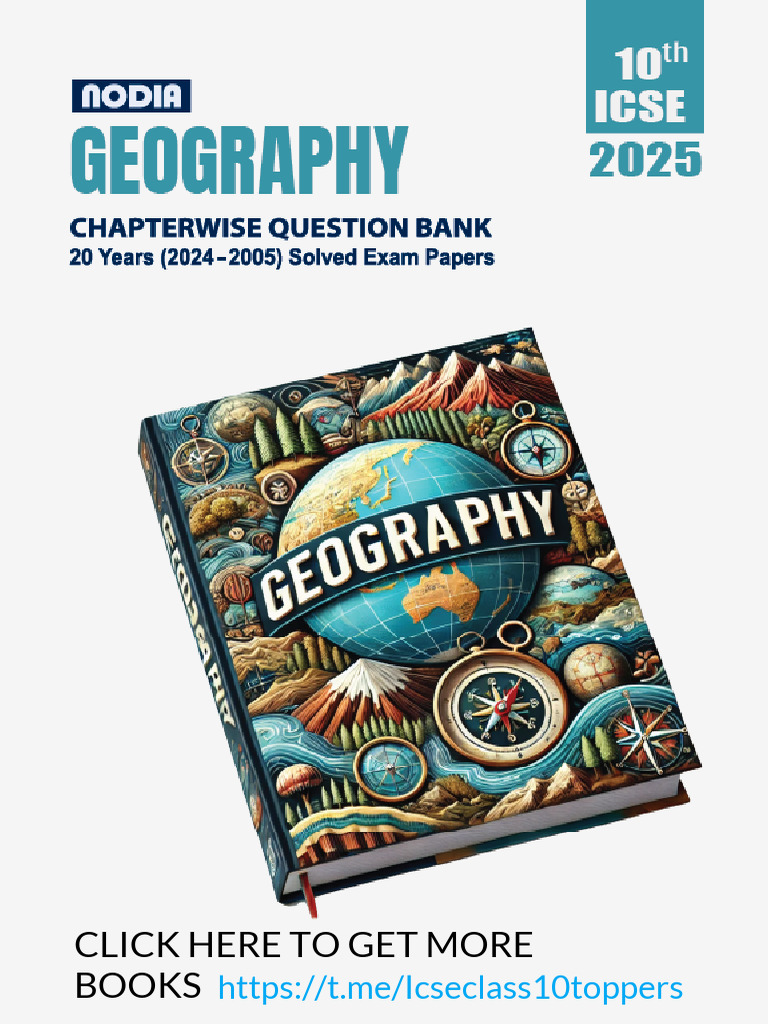 Nodia Geography Question Bank | PDF | Contour Line | Map