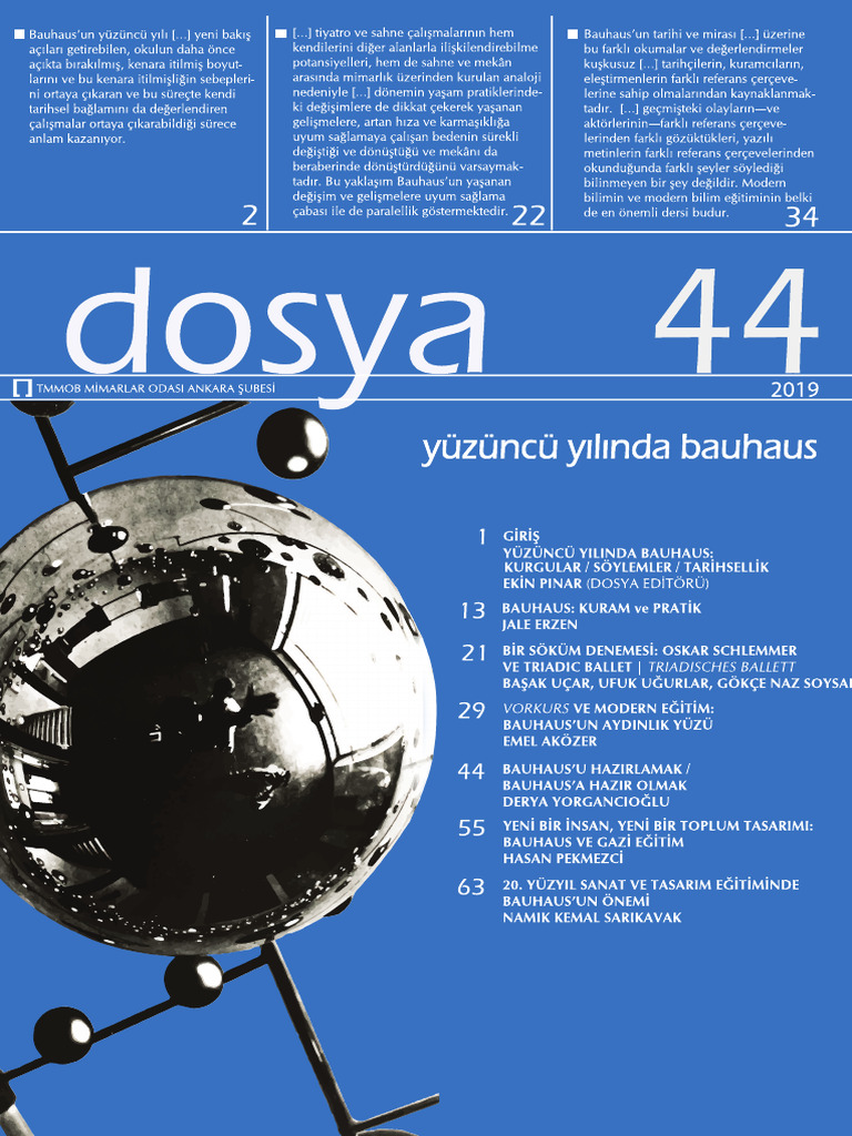 Bir Sokum Denemesi Oskar Schlemmer Ve Tr | PDF