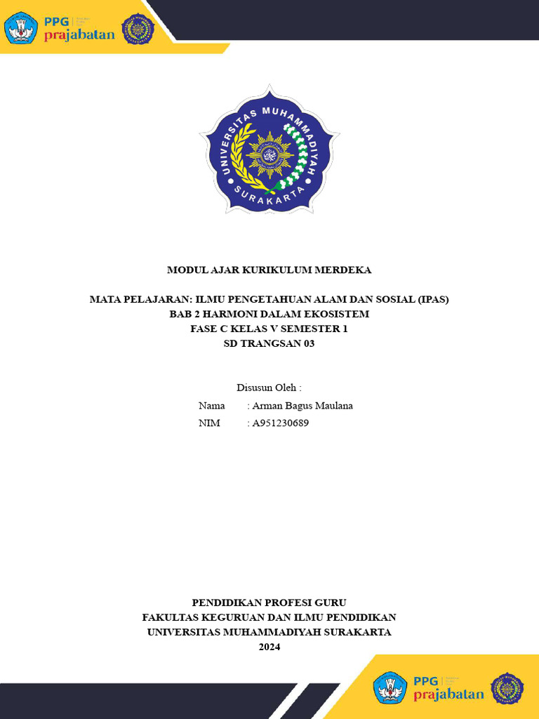 Contoh Modul Gaya Mengajar | PDF