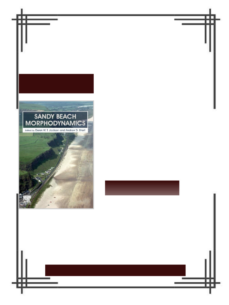 Sandy Beach Morphodynamics: Form and Process 1st Edition Derek Jackson (Editor) eBook premium ...
