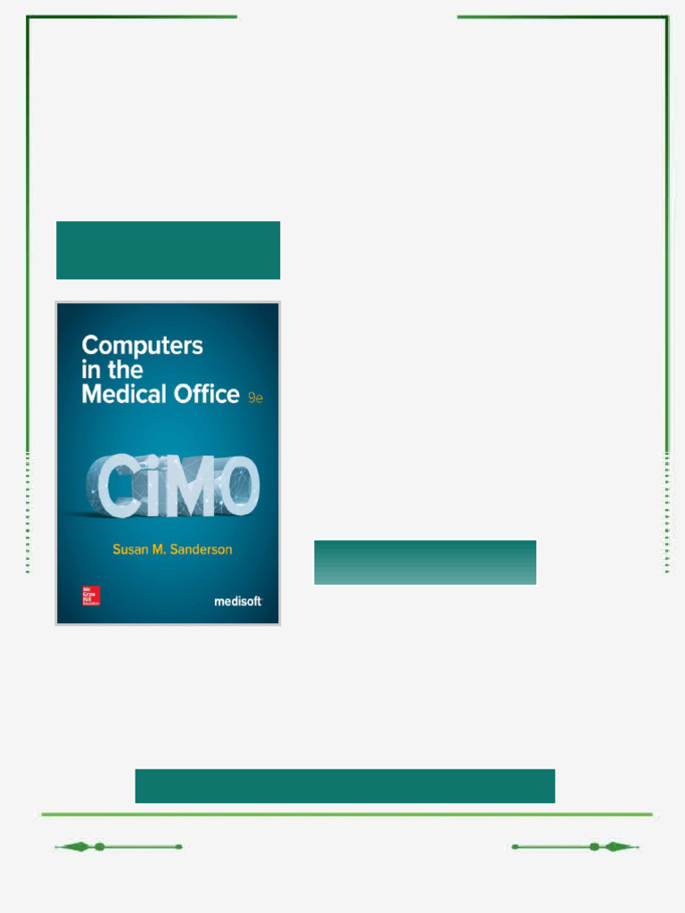 Computers in the Medical Office Ninth Edition. Edition Susan M ...