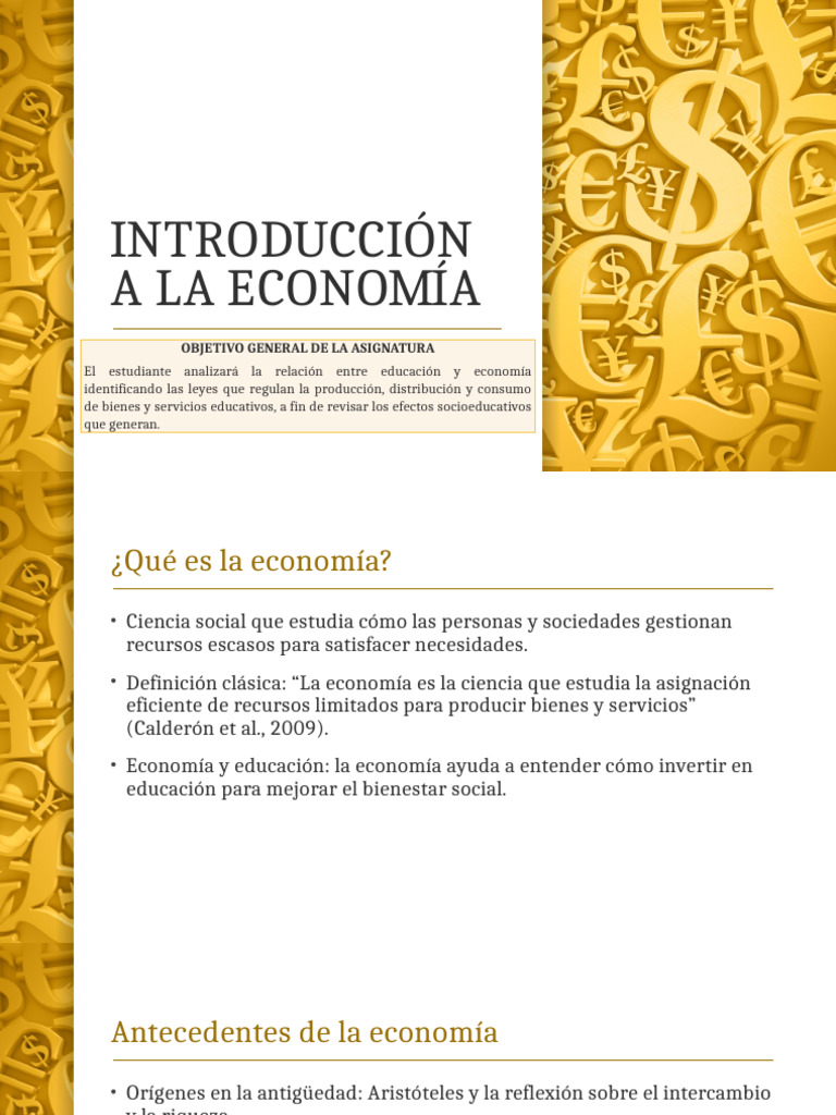 Introducción a La Economía | PDF | Ciencias económicas | Inversiones