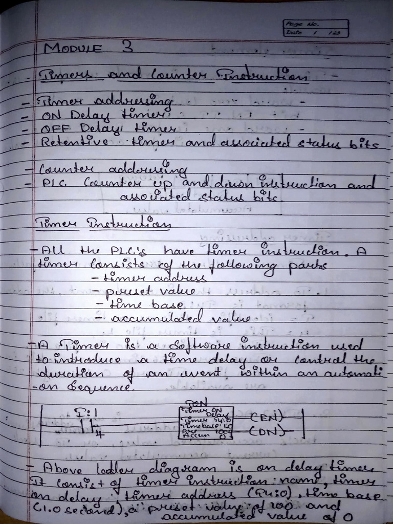 PLC MoD 3 timer | PDF