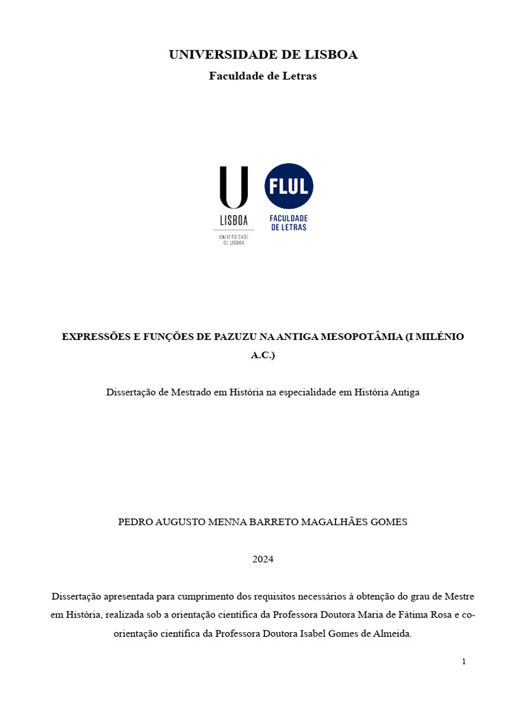 Expressoes de Funcoes de Pazuzu Na Antig | PDF | Mesopotâmia | Humano