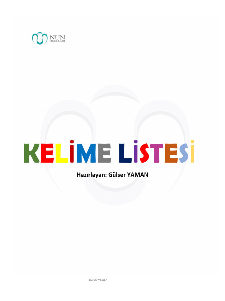 Turkish Akademic Word List | PDF