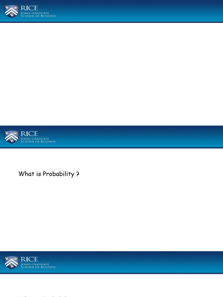 Slides, Module 2, Lesson 4 (Reduced) (1) | PDF | Probability | Random ...