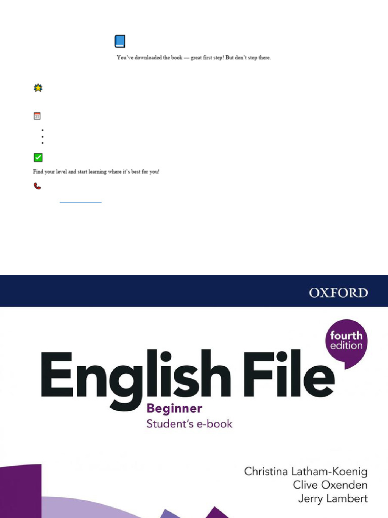 1 English File Beginner | PDF