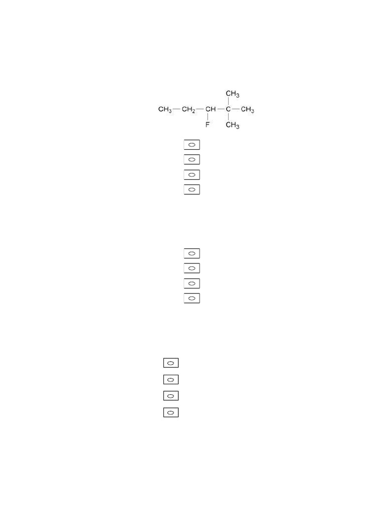Organic Chemistry Nomenclature Quiz | PDF