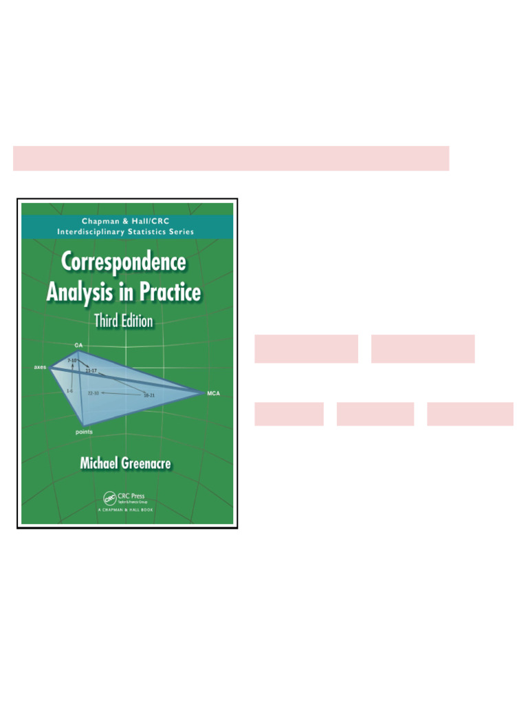 Correspondence Analysis in Practice full chapters instanly | PDF