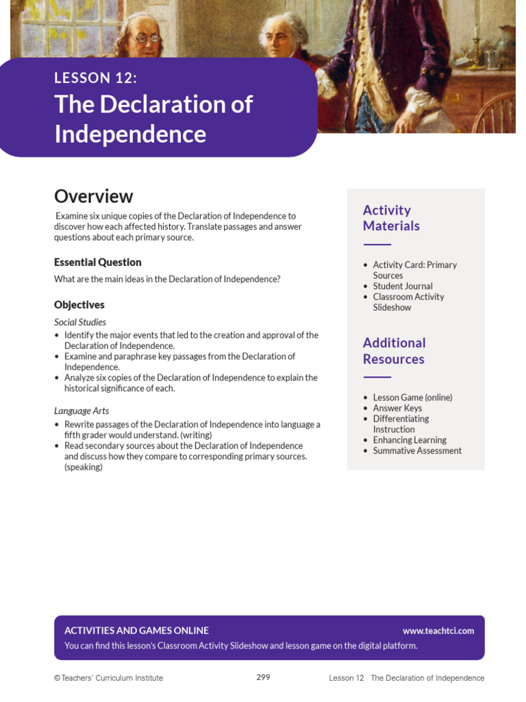 SSA_AP_TG_12 (1) | PDF | United States Declaration Of Independence ...