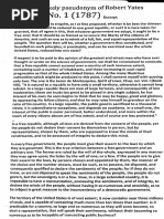 Brutus 1: Antifederalist Concerns Explained | PDF | Necessary And ...