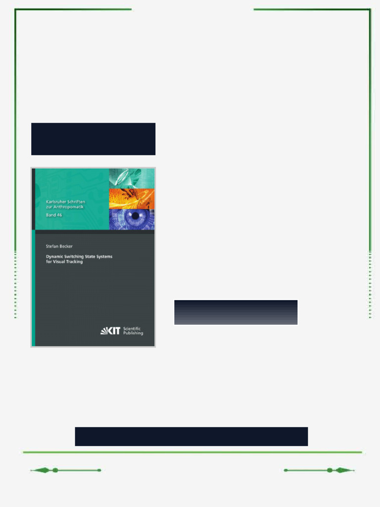 Dynamic Switching State Systems for Visual Tracking 1st edition by ...