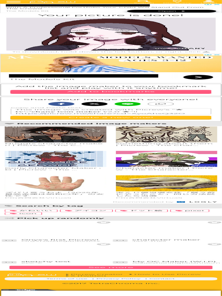 2.0 ★ Picrew - The Character Maker & Creator | PDF