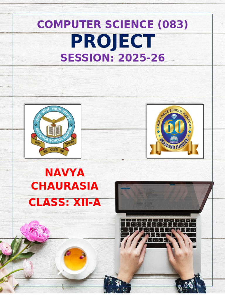 Front Page of Project 21 | PDF