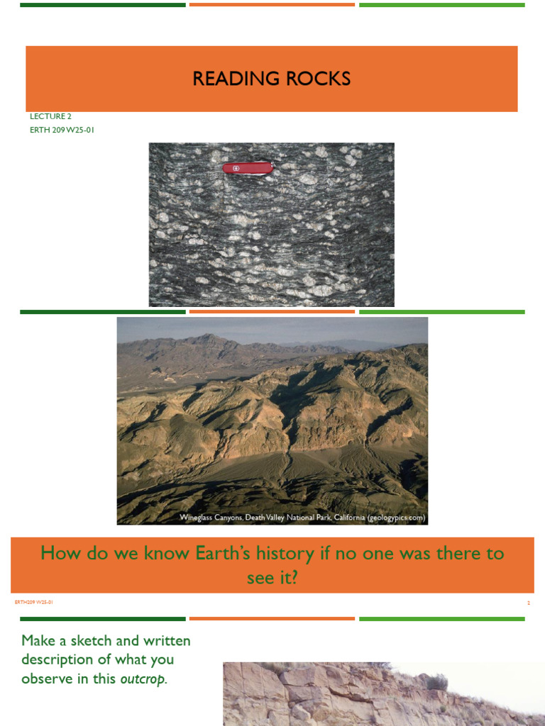 2 - Reading rocks - class version | PDF | Geology | Earth Sciences