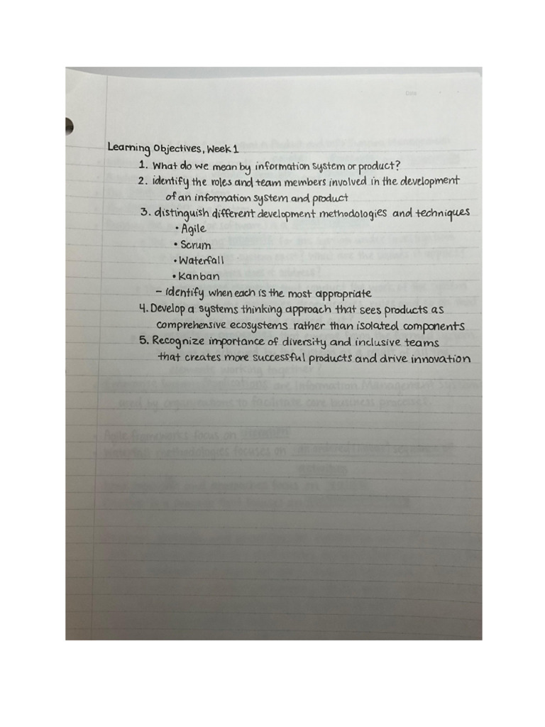 INFO 380: Week 1 Notes | PDF