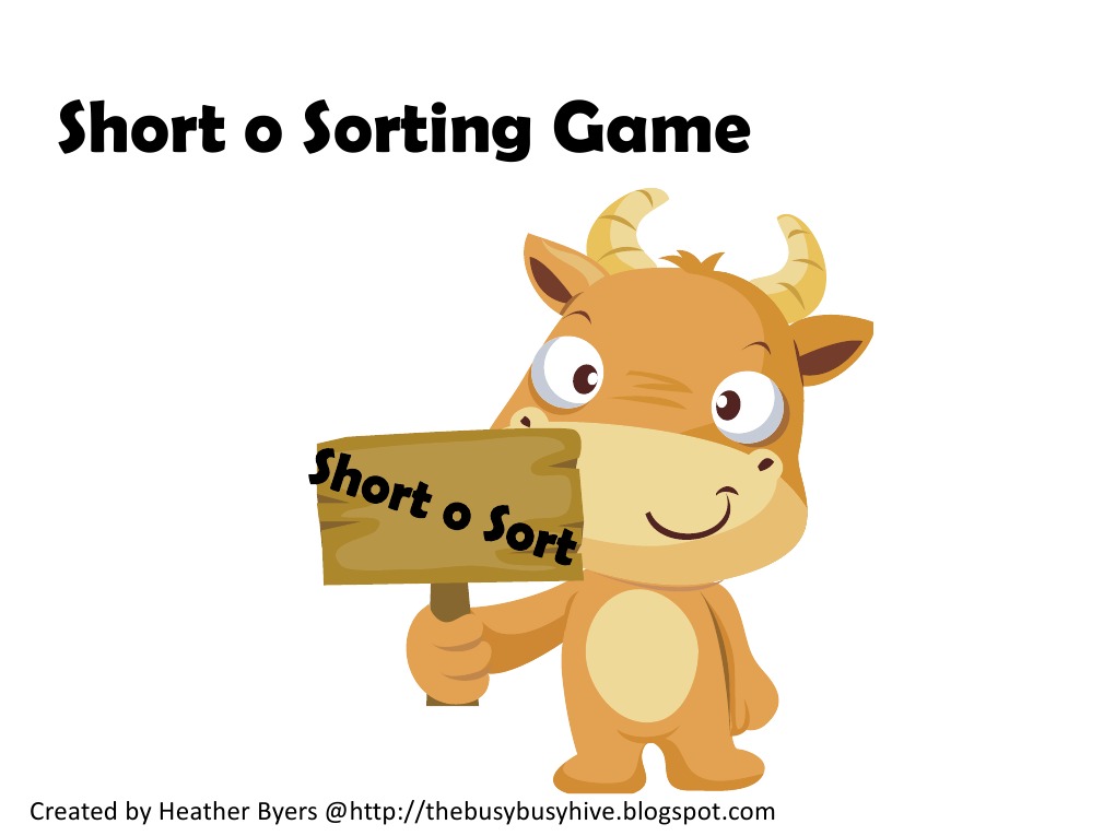 Short o Sort Game | PDF | Sports & Recreation | Games & Activities