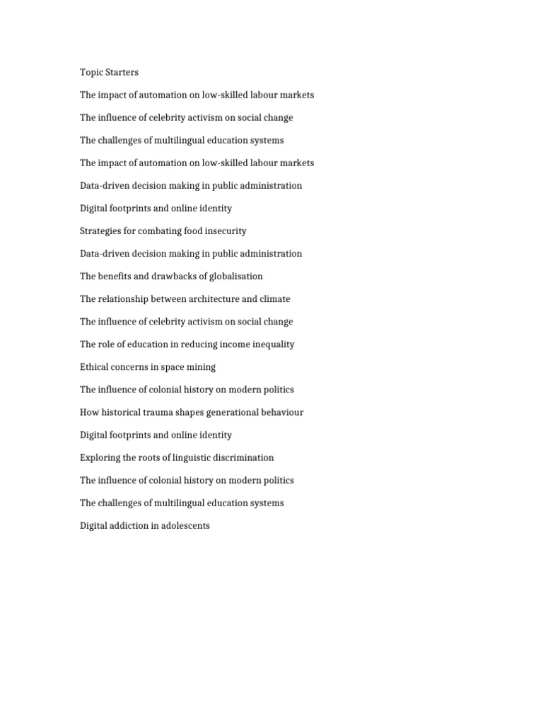 Key Topics in Social Issues and Education | PDF