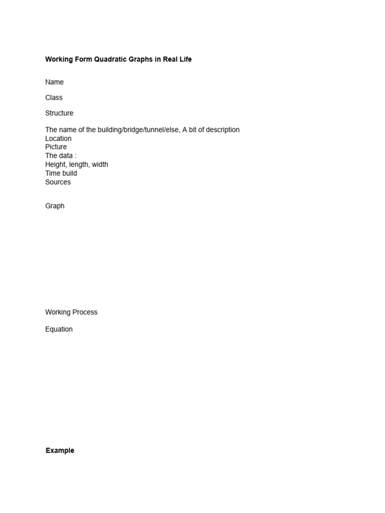 Quadratic Graphs in Real Life 2 | PDF