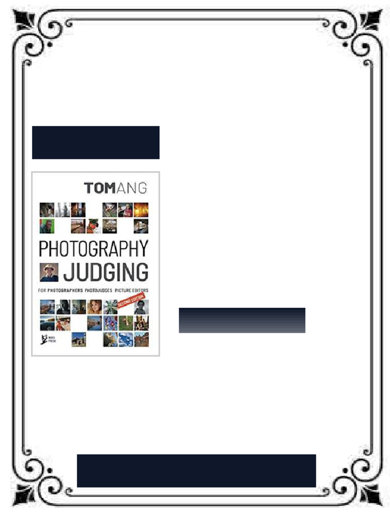 Photography Judging For Photographers Photojudges Picture Editors 2nd ...