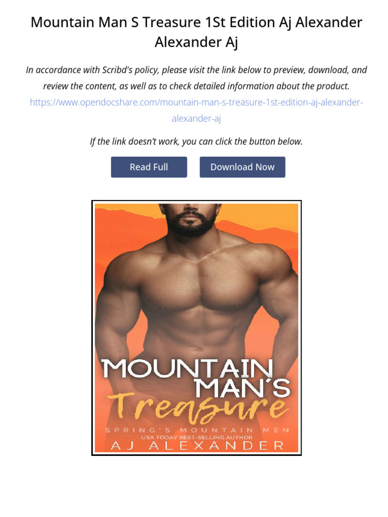 Mountain Man s Treasure 1st Edition Aj Alexander Alexander Aj | PDF