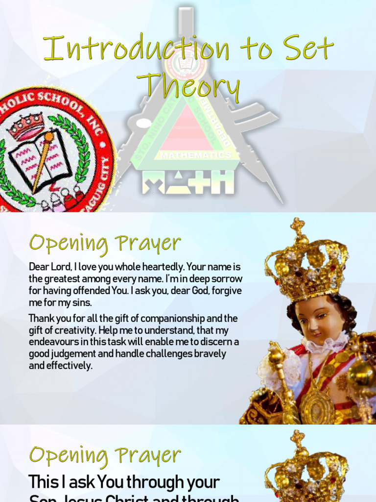 Powerpoint 1 Introduction to Sets | PDF | Ellipsis | Mathematics