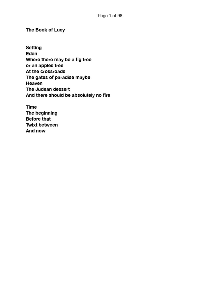 The Book of Lucy -- Ngozi Anyanwu | PDF | Cain And Abel | Eve