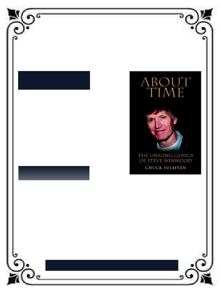 About Time The Unsung Genius of Steve Winwood Chuck Sullivan eBook ...
