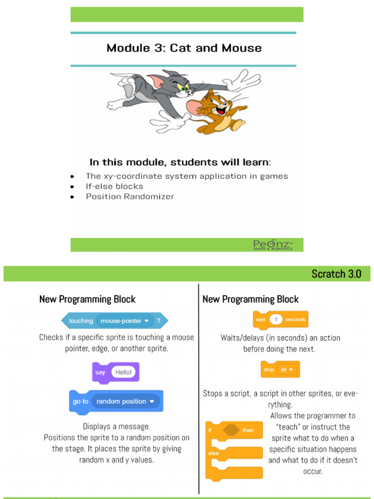 Scratch Lesson 3 (2023) | PDF