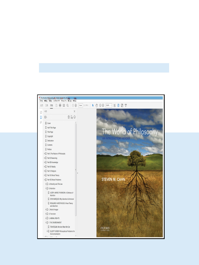 The World of Philosophy: An Introductory Reader digital download | PDF | Reason | Knowledge