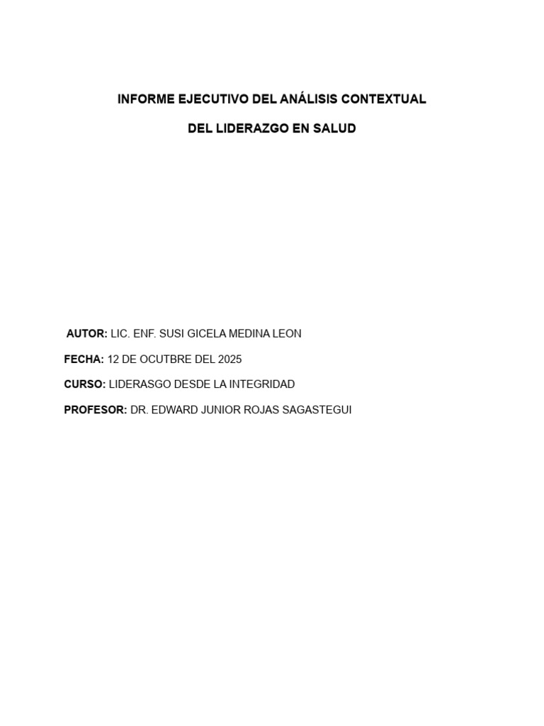 EC1_ MGS003_ Informe Ejecutivo_Medina León Susi Gicela | PDF ...