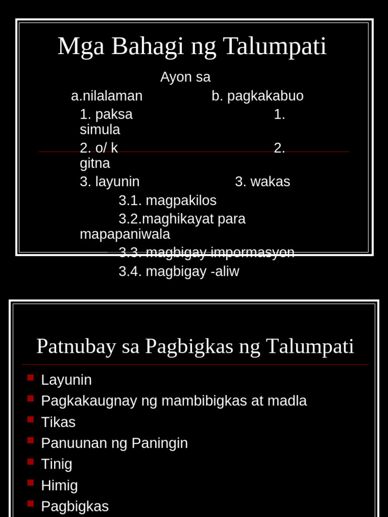 talumpati | PDF