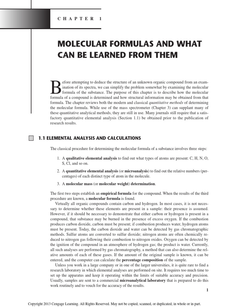 Understanding Molecular Formulas | PDF | Molecules | Chemical Substances