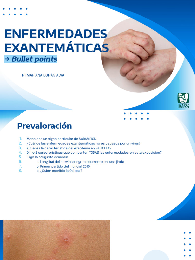 Copia de Viral Exanthem Rash by Slidesgo (2) | PDF | Virología ...