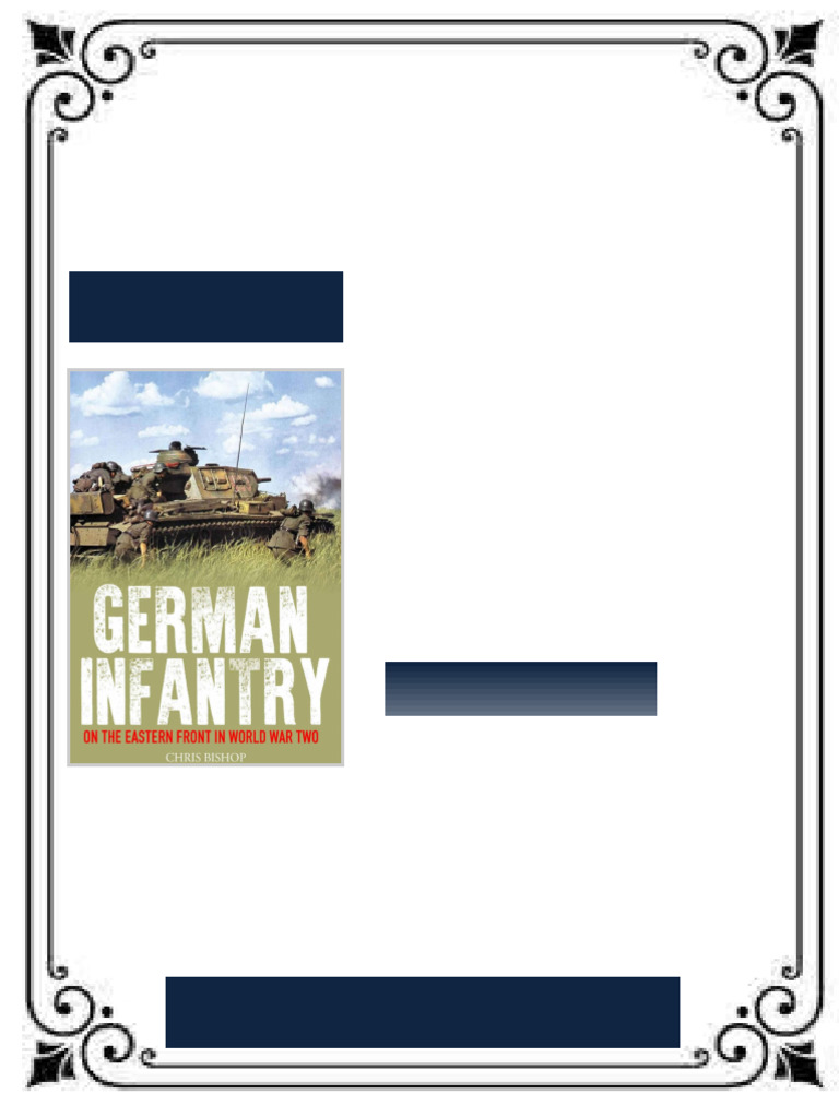 German Infantry On the Eastern Front in World War Two 1st Edition Chris ...