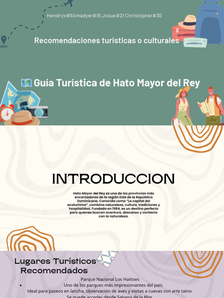 ?️ Guía Turística de Hato Mayor del Rey | PDF