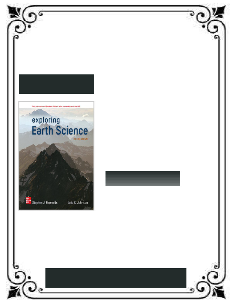Exploring Earth Science 3rd Edition Stephen Reynolds eBook clear pdf | PDF | Erosion | Earth ...