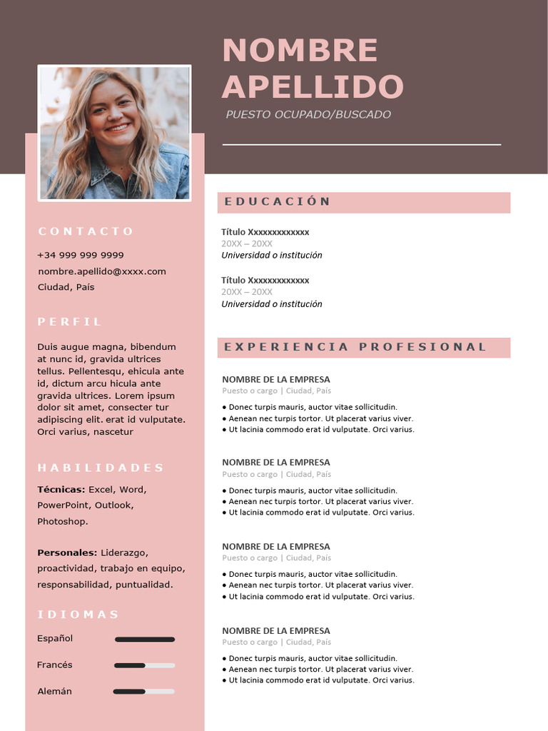 212 Curriculum Vitae Diseno Cv Gratis | PDF