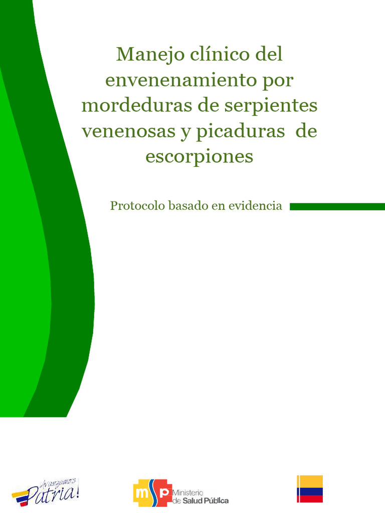 Mordedura de Serpiente y picadura de alacr+ín_Teor+¡a | PDF | Veneno ...