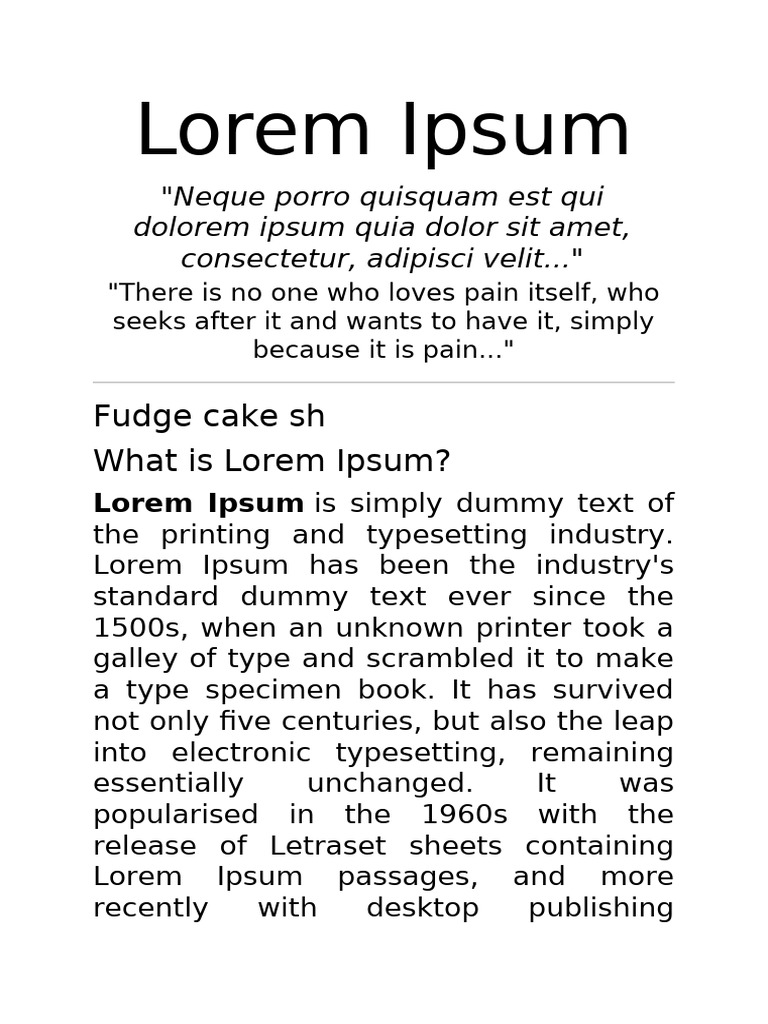 Lorem Ipsum | PDF | Tullii